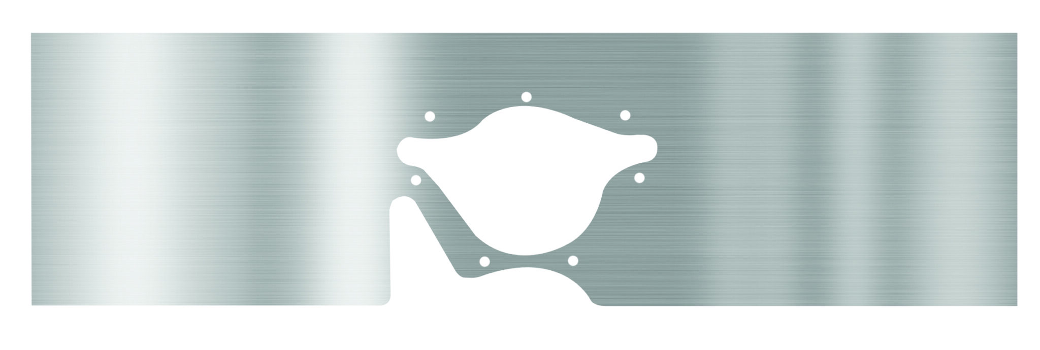 C/E3703 Small Block Mopar Motor Plate (Aluminum) - Chassis Engineering