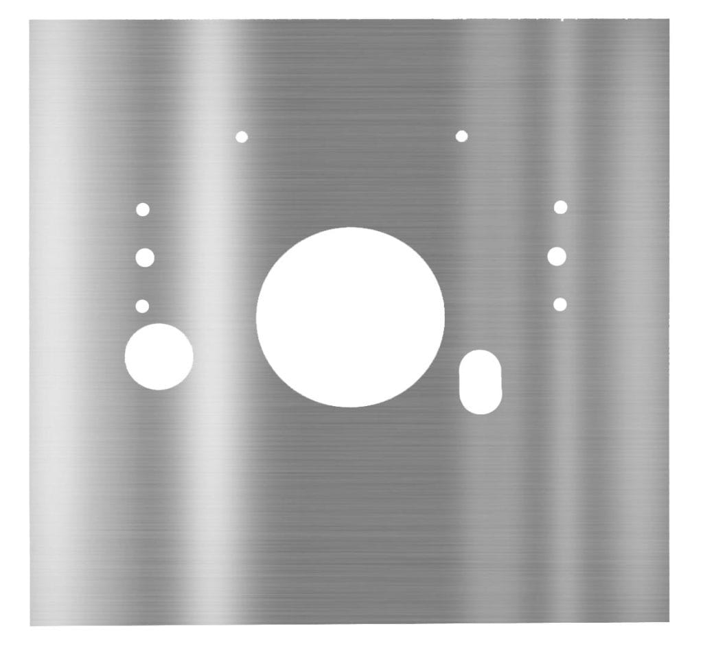 C/E3696-3 1/8" Chevy Block Plate 7" Crank Hole - Chassis Engineering