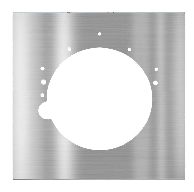 C/E3696-2 1/4" Chevy Aluminum Mid Plate 14" Crank Hole - Chassis ...